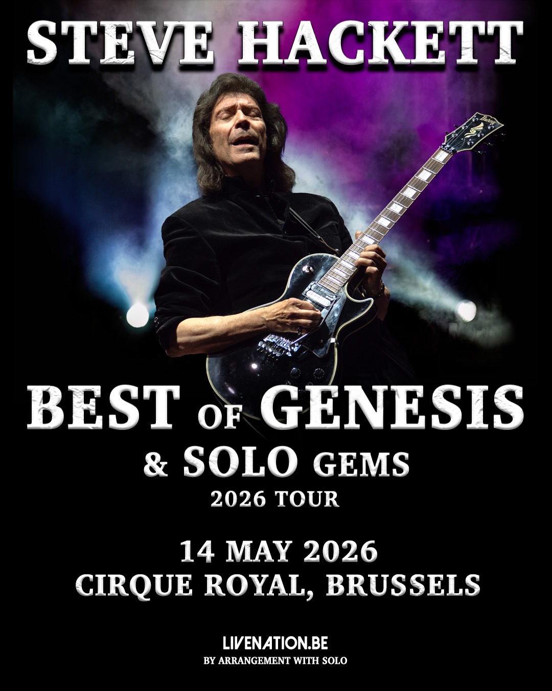 Steve Hackett grandiose au Cirque Royal - Music In Belgium